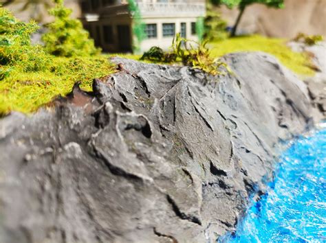 N Scale Unique Seaside Diorama With Working Lights Etsy