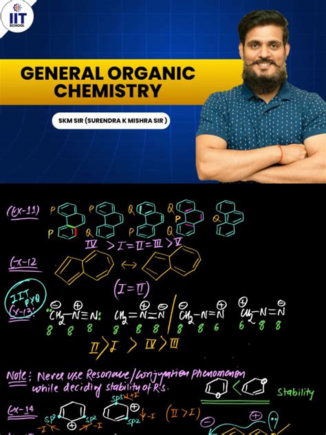 General Organic Chemistry L 08 Class Notes Resonance Effect Pdf