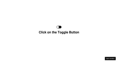 Toggle Mode Codesandbox