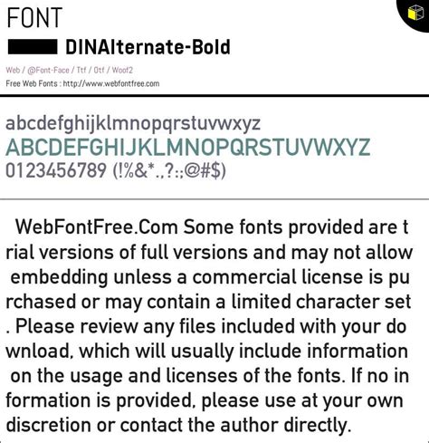 din alternate bold fonts downloads webfontfree