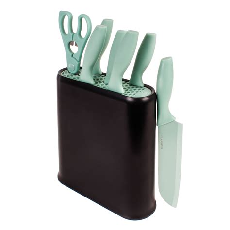 Berghoff Leo 8pc Stainless Steel Kitchen Knife Set With Universal Knif