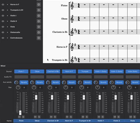 Mixer Musescore