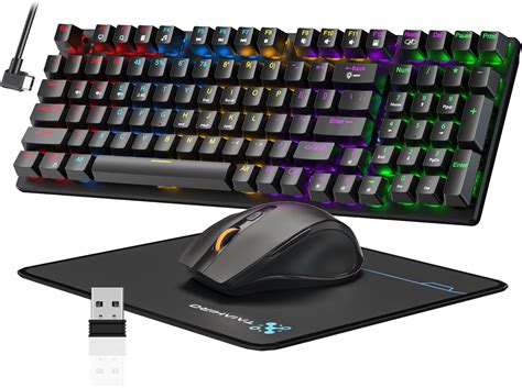 Amazon Com Skytech Gaming Classic RGB Gaming Mouse Keyboard Combo Customizable Chroma RGB