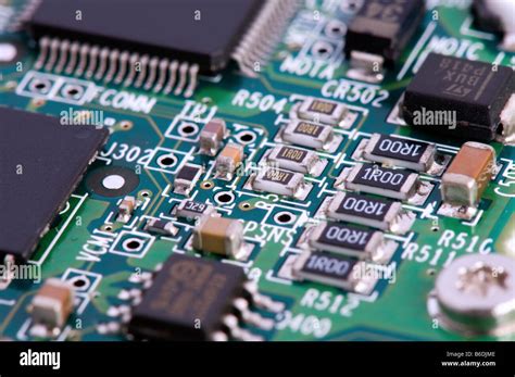 Details Of Electronic Circuit Board Stock Photo Alamy