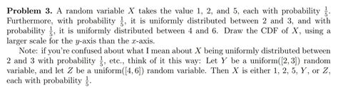 Solved Problem 3 A Random Variable X Takes The Value 12