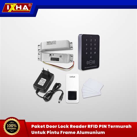 Paket Door Lock Reader Rfid Pin Termurah Untuk Pintu Frame Alumunium