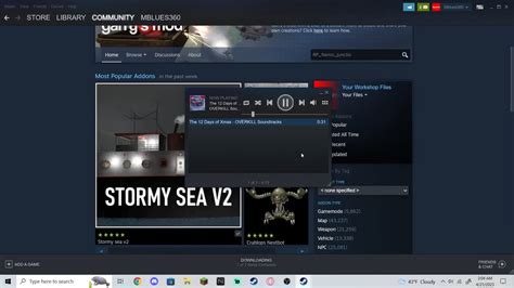Steam Music Player Randomly Opened Up On Me While I Was Looking For Garrys Mod Addons Why Did