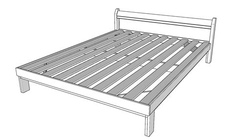 Easy Diy Queen Bed Frame Plan Instructions For Beginners Diy