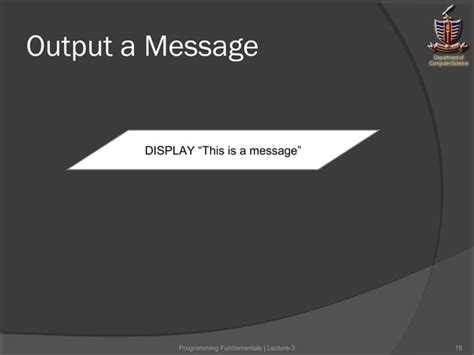 Fundamental Programming Lect 3 Ppt