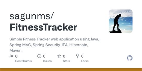 GitHub Sagunms FitnessTracker Simple Fitness Tracker Web Application Using Java Spring MVC