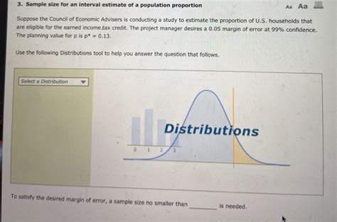 Solved 1 Interval Estimation Of A Population Mean