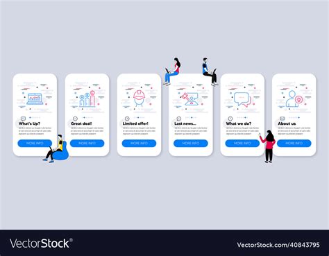 Business Icons Set Included Icon As Web Analytics Vector Image