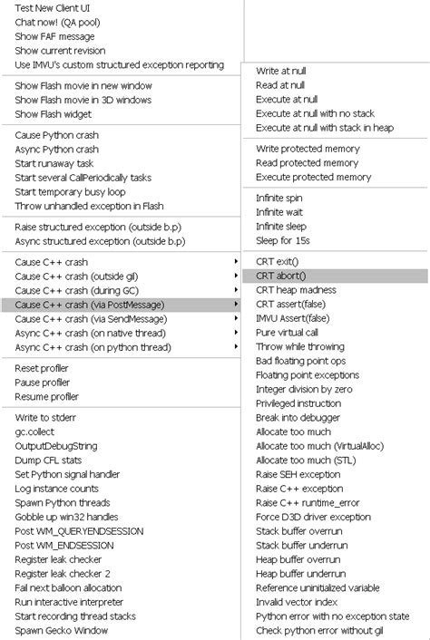 Imvu Crash Reporting Plugging The Vc Runtimes Escape Hatches Chad
