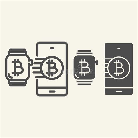 Technology Line Icon Set Device Symbols Collection Vector Sketches Logo Illustrations Tech