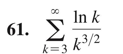 Solved Use The Integral Test To Solve This Series See If It