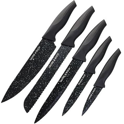 Mayer And Boch 6 Piece Black Assorted Knife Set