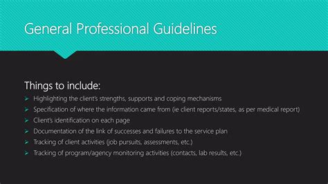 Social Work Documentation Pptx