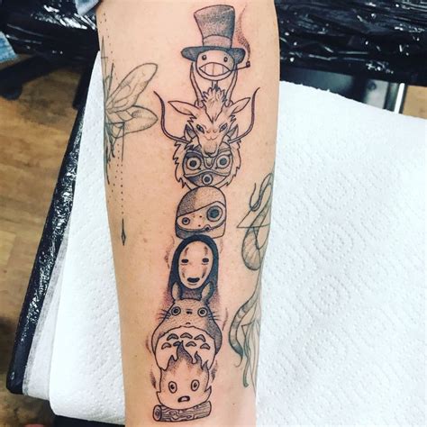 Simon Pegg Princess Mononoke Tattoo