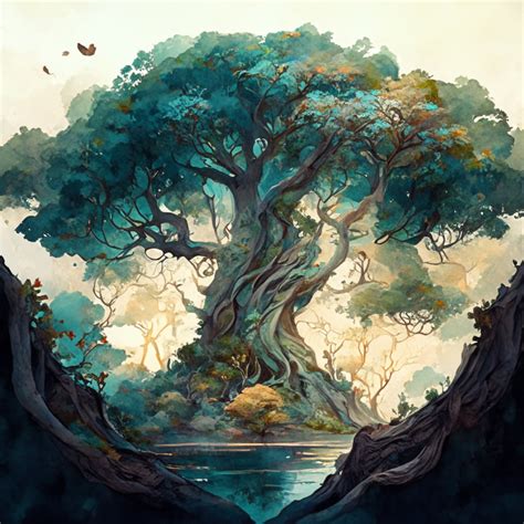 Cute Banyan Tree Clipart 300dpi High Resolution Png Graphics