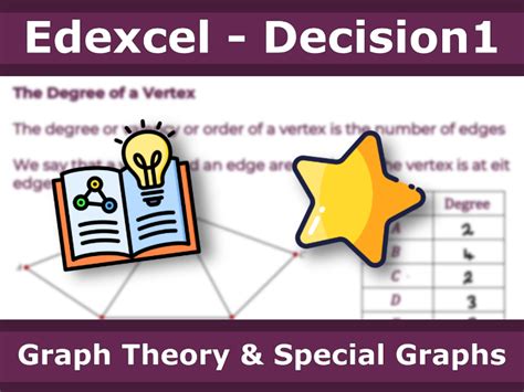 Edexcel Decision 1 Graph Theory And Special Types Of Graphs Teaching