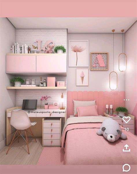 Pin De Nivea Archila Em Apartamento Decoração Quarto Pequeno Dicas