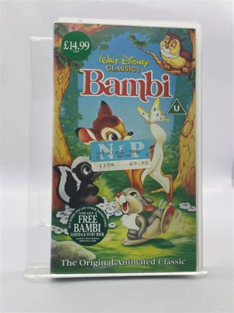 Walt Disney Bambi Vhs Tape £799 Picclick Uk