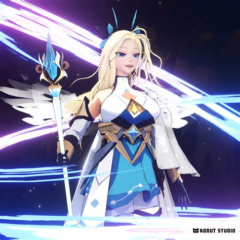 Artstation Anna 카툰 캐릭터 모델링 전명수