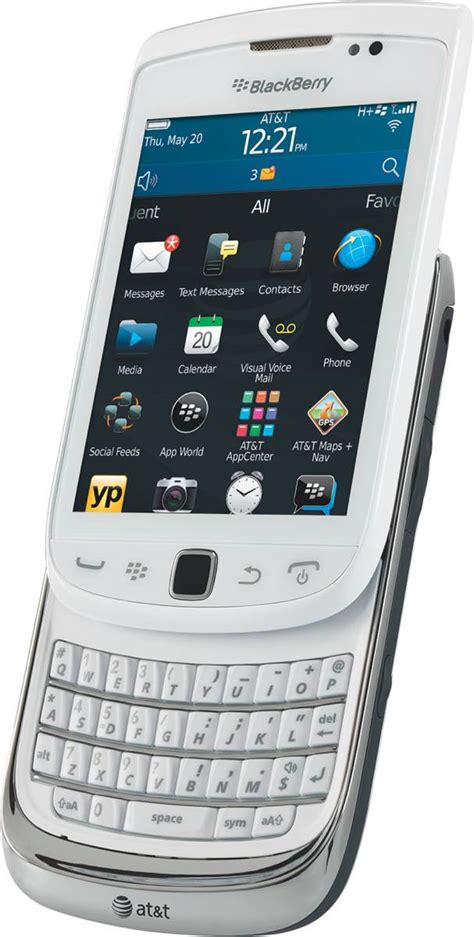 Blackberry Slide White Phones