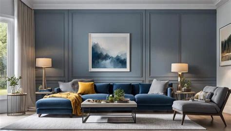 Sala Cinza E Azul Royal CombinaÇÕes De Cores Para Salas