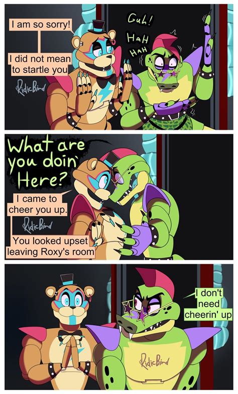 Fnaf Monty X Freddy