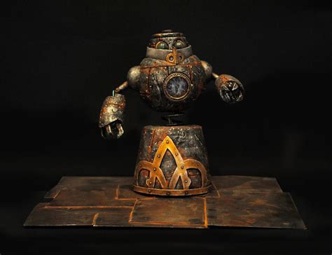 Adam Hudson Modelmaking Clockwork Robot