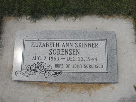 Elizabeth Ann Skinner Sorensen 1863 1944 Find A Grave äreminne