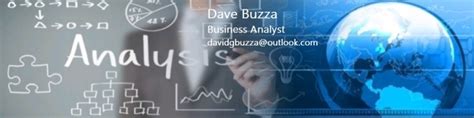 Dave Buzza Mba Business Analyst Process Optimization Data Driven Decision Support