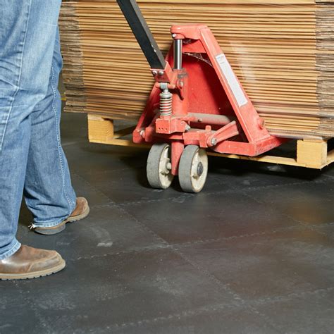 Duratile Xl 9mm Pvc Garage Floor Tiles 50cm Grey Duramat Uk