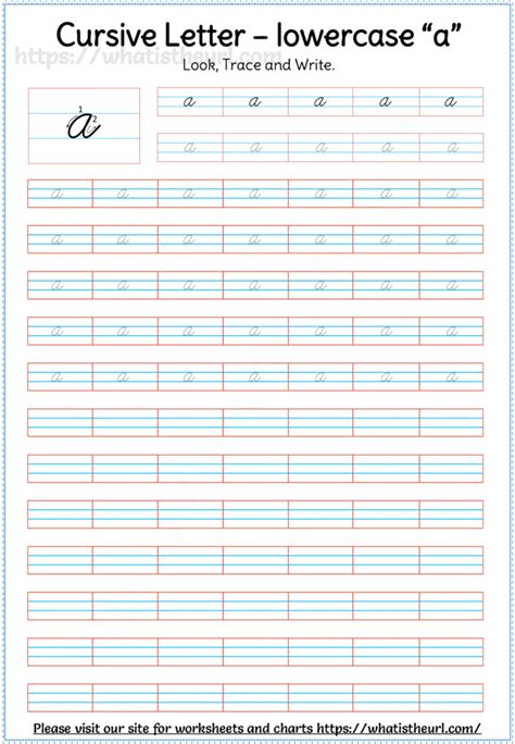 Cursive Lowercase Letters Worksheets Your Home Teacher