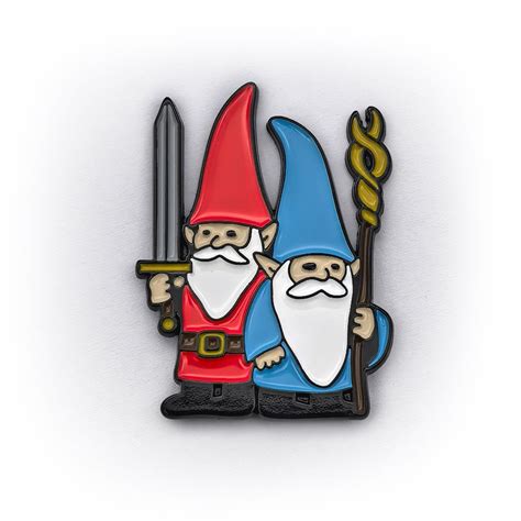 Battle Gnomes Pin Pretty Bad Co