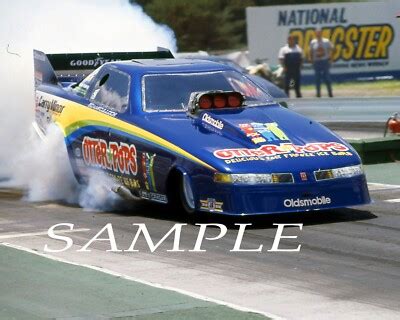 Ed Mcculloch Otter Pops Awesome Funny Car Burnout 8x10 Glossy Photo W4