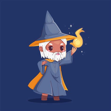 마법사 일러스트 벡터 Freepik에서 무료 고품질 벡터를 다운로드하세요 Freepik