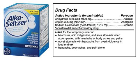 Alka Seltzer Tablet Uses