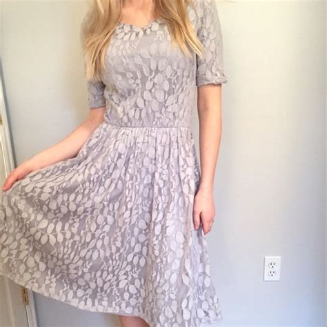 Mikarose Dresses Mikarose Pastel Lavender Midi Lace Dress Poshmark