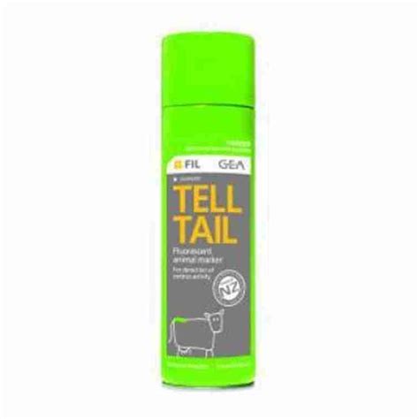Tell Tail Fluorescent Marking Spray Green Liffey Mills