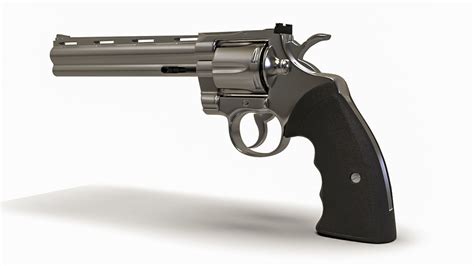 3d Model Colt Python Pistol Gun Cgtrader