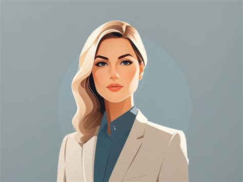 Premium Ai Image Flat Vector Illustration Of Business Women