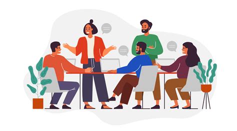 Team Meeting Vector Art Icons And Graphics For Free Download