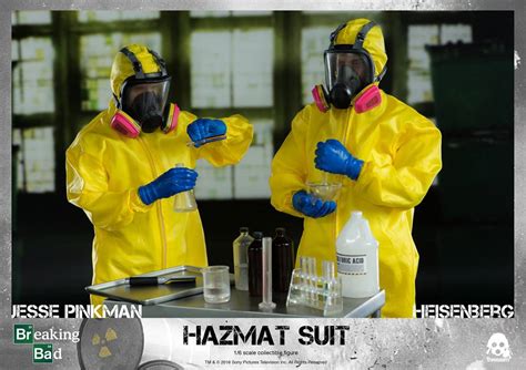 Breaking Bad Heisenberg And Jesse Hazmat Suit Combo From Threezero On Pre
