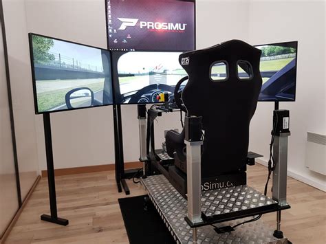 Nouveau Simulateur Prosimu T1000 5 Motions Objectif Racing Simracing Sur Pc Playstation Et