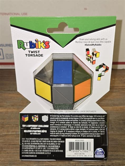New And Sealed Original Rubiks Cube Twist Torsade Spin Master Games