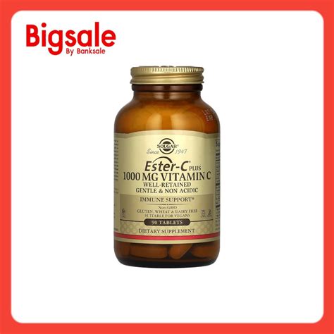 Solgar Ester C Plus Vitamin C 1000 Mg 90 Tablets Ester C พลัส วิตามิน