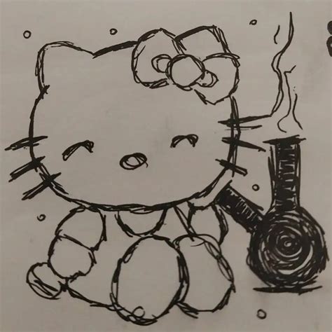 Hello Kitty 🍃 Imagenes Graffiti Dibujos Garabateados Dibujos Significativos