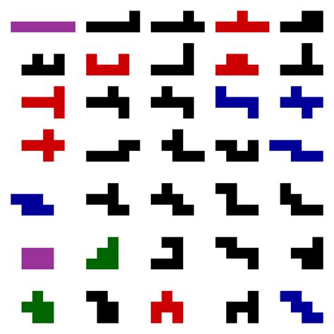 Polyomino — Wiktionnaire Le Dictionnaire Libre